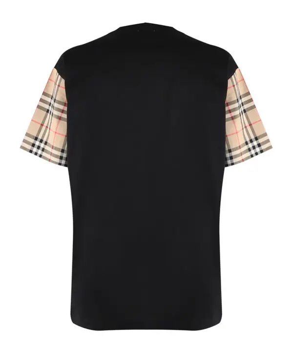 Burberry Vintage Check-sleeved Crewneck T-shirt