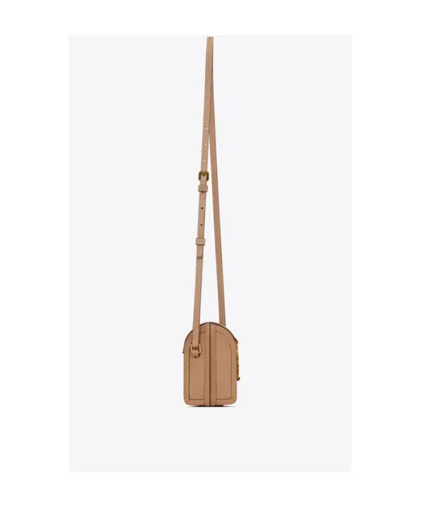 Saint Laurent Vintage Vegetable-tanned Leather Mini Box Bag - Pink