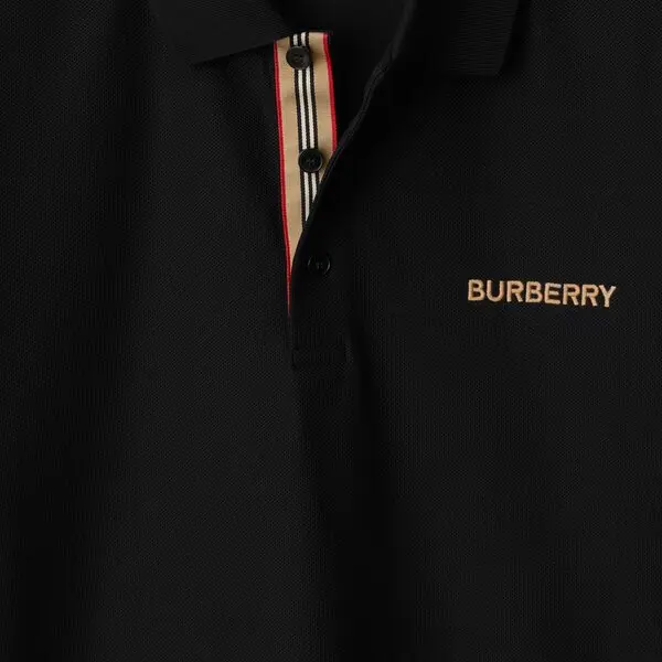 Burberry Polo Shirt With Lapel Short Sleeve