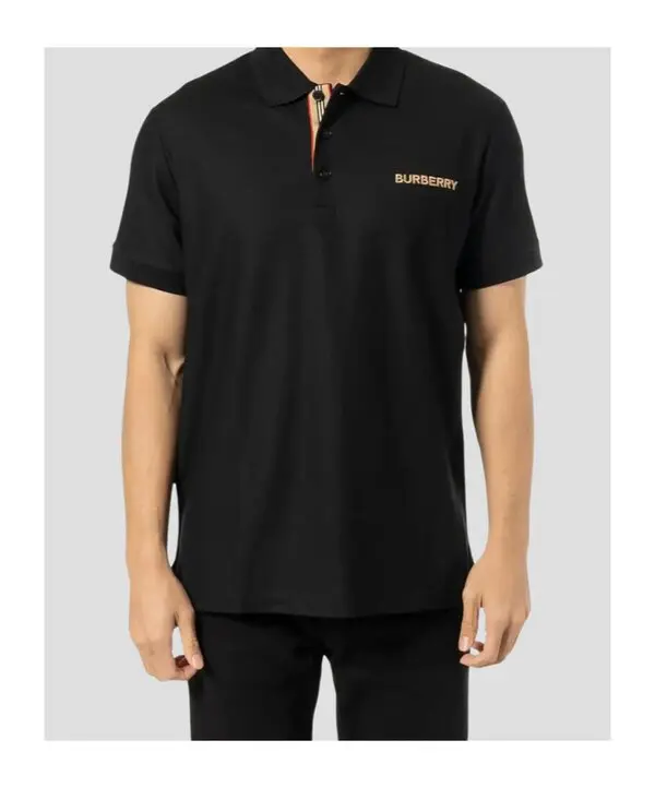 Burberry Polo Shirt With Lapel Short Sleeve
