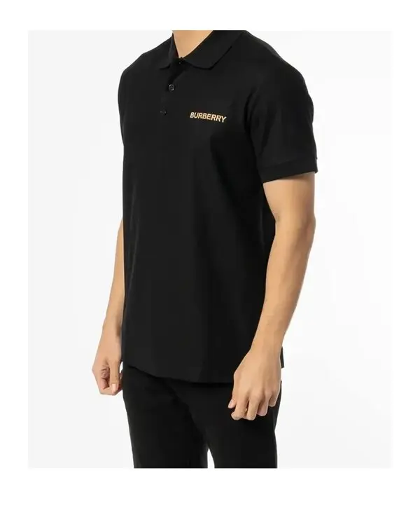 Burberry Polo Shirt With Lapel Short Sleeve