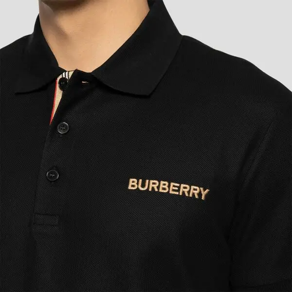 Burberry Polo Shirt With Lapel Short Sleeve