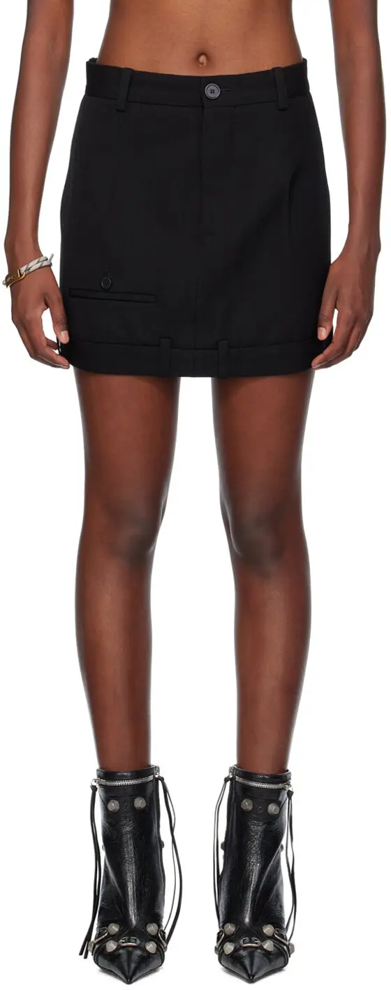 Balenciaga Deconstructed Mini Skirt