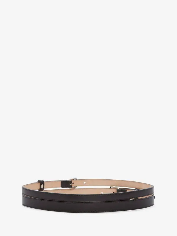 Alexander McQueen Thin Double Wrap Belt