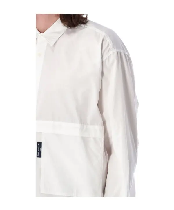 Comme Des Garçons Lapel Long-sleeved Shirt