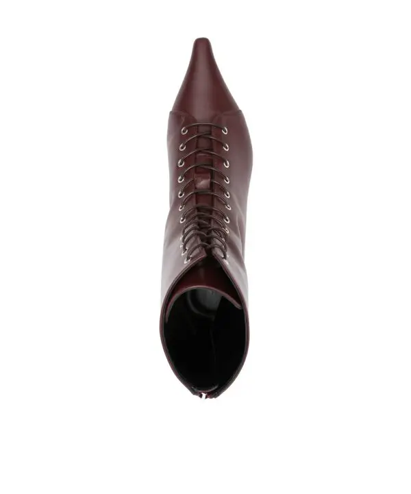 AeydĒ Trixi Calf Leather Port Ankle Boots - Brown