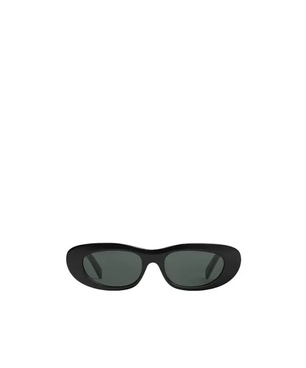 Celine Cat Eye S310 Acetate Sunglasses - Black