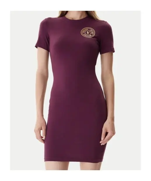 Versace Logo Printed Mini Dress