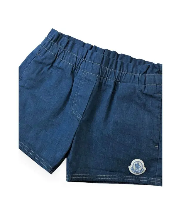 Moncler Logo Patch Elasticated Shorts