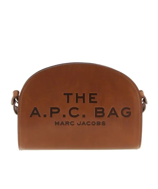 A.p.c. X Marc Jacobs Logo Embossed Crossbody Bag
