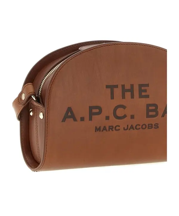 A.p.c. X Marc Jacobs Logo Embossed Crossbody Bag