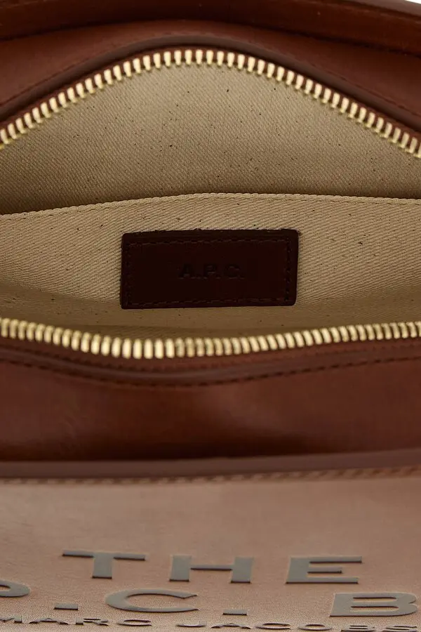 A.p.c. X Marc Jacobs Logo Embossed Crossbody Bag