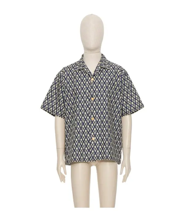Valentino Garavani Short-sleeved Button-up Shirt - Nude
