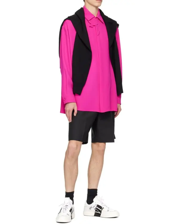 Valentino Garavani Vltn Round Toe Lace-up Sneakers