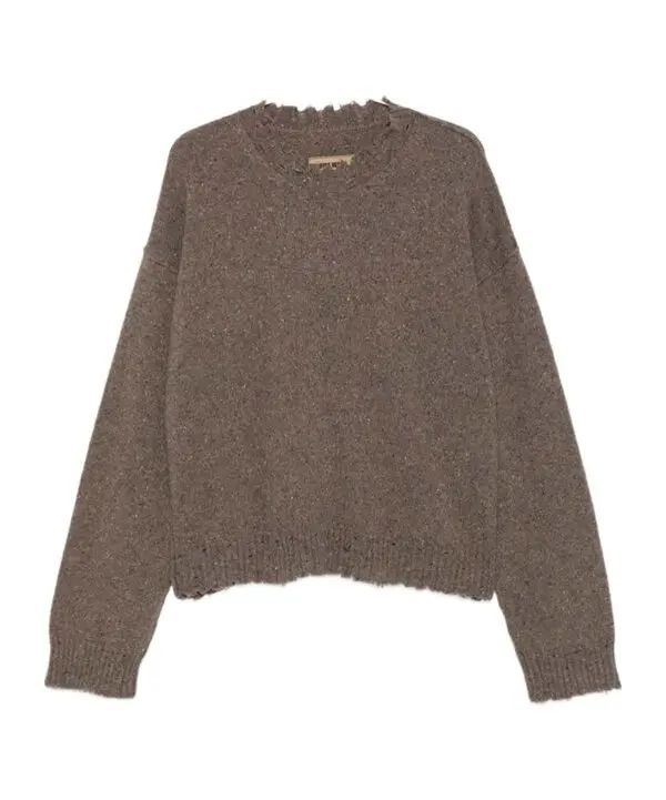 UMA WANG Long-sleeved Knitwear With Ribbed Details
