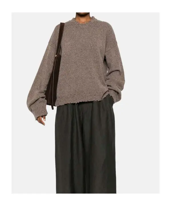 UMA WANG Long-sleeved Knitwear With Ribbed Details