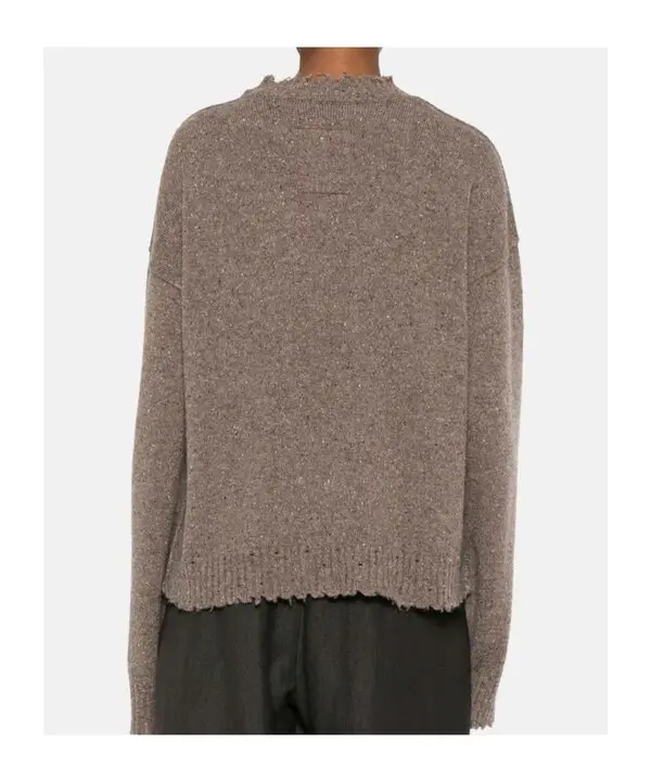 UMA WANG Long-sleeved Knitwear With Ribbed Details