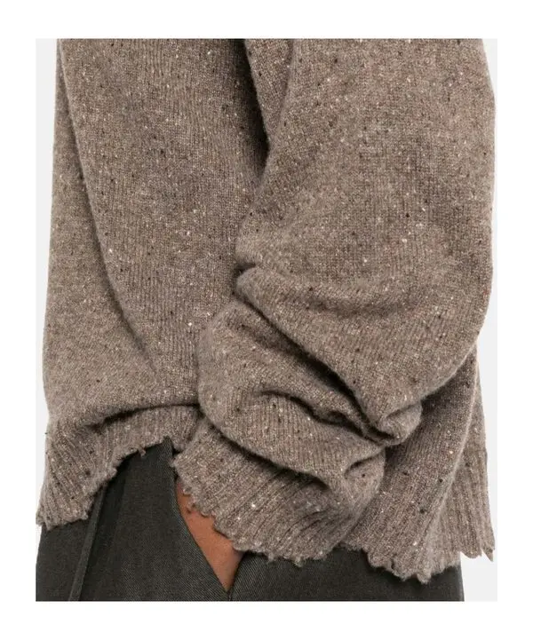 UMA WANG Long-sleeved Knitwear With Ribbed Details