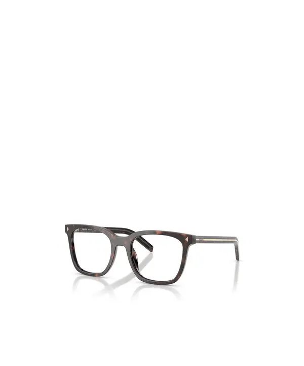 Prada Square Frame Eyeglasses - Black