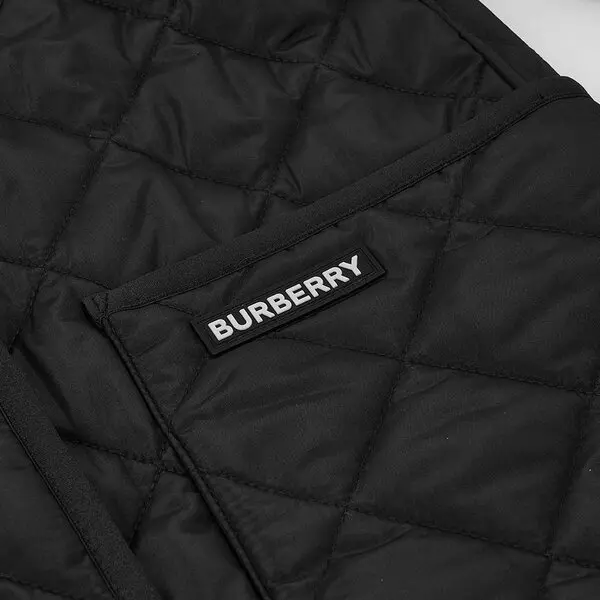 Burberry Quilted Double-breasted Coat - Black