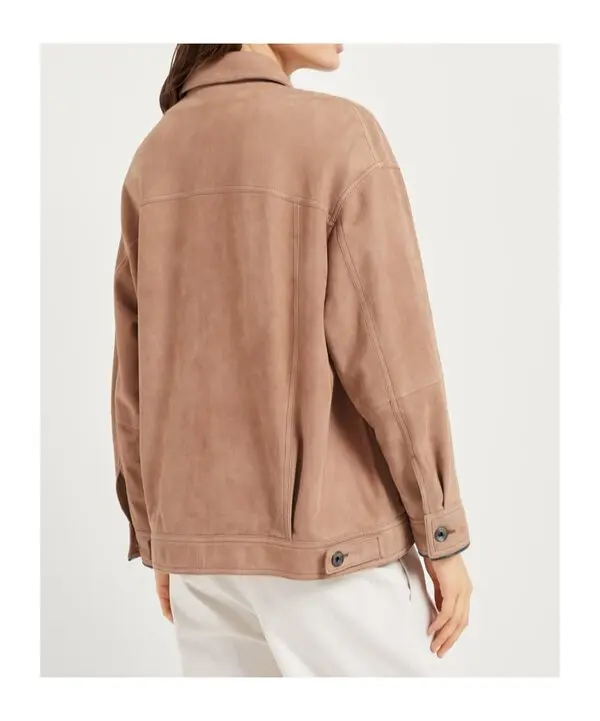 Brunello Cucinelli Four-pocket Jacket With Glossy Finish