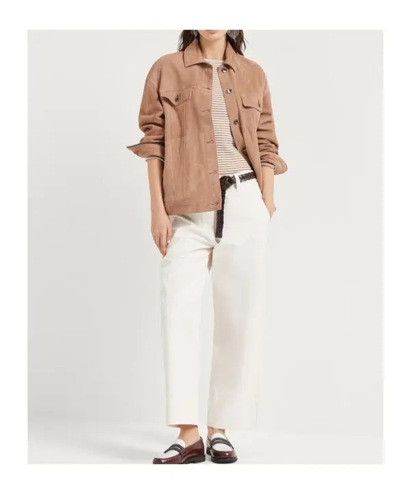 Brunello Cucinelli Four-pocket Jacket With Glossy Finish
