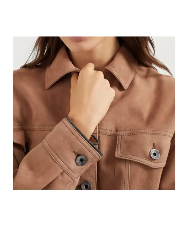 Brunello Cucinelli Four-pocket Jacket With Glossy Finish