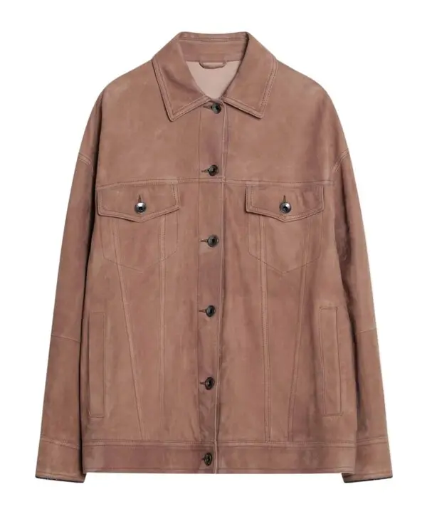 Brunello Cucinelli Four-pocket Jacket With Glossy Finish - Rust Brown