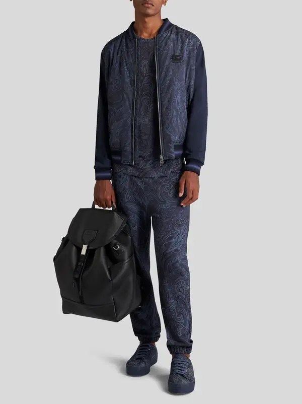 Etro Logo-embroidered Bomber Jacket
