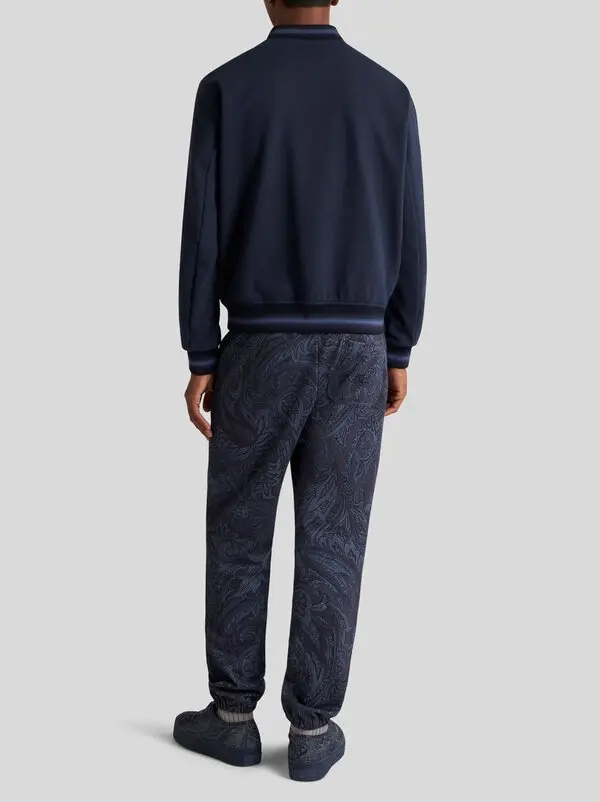 Etro Logo-embroidered Bomber Jacket