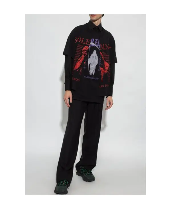Raf Simons Graphic-print Layered T-shirt