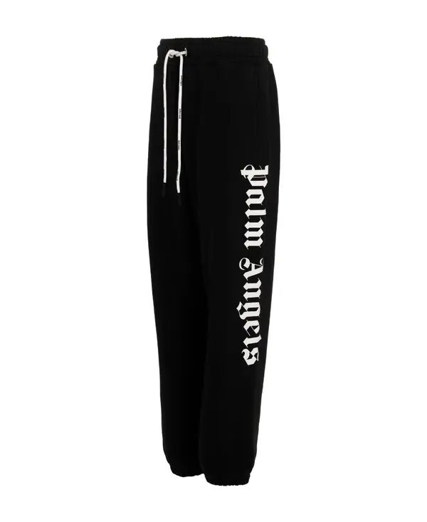 Palm Angels Drawstring Straight Leg Sweatpants