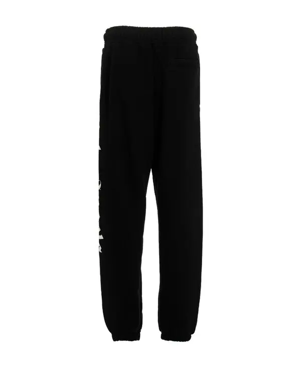 Palm Angels Drawstring Straight Leg Sweatpants