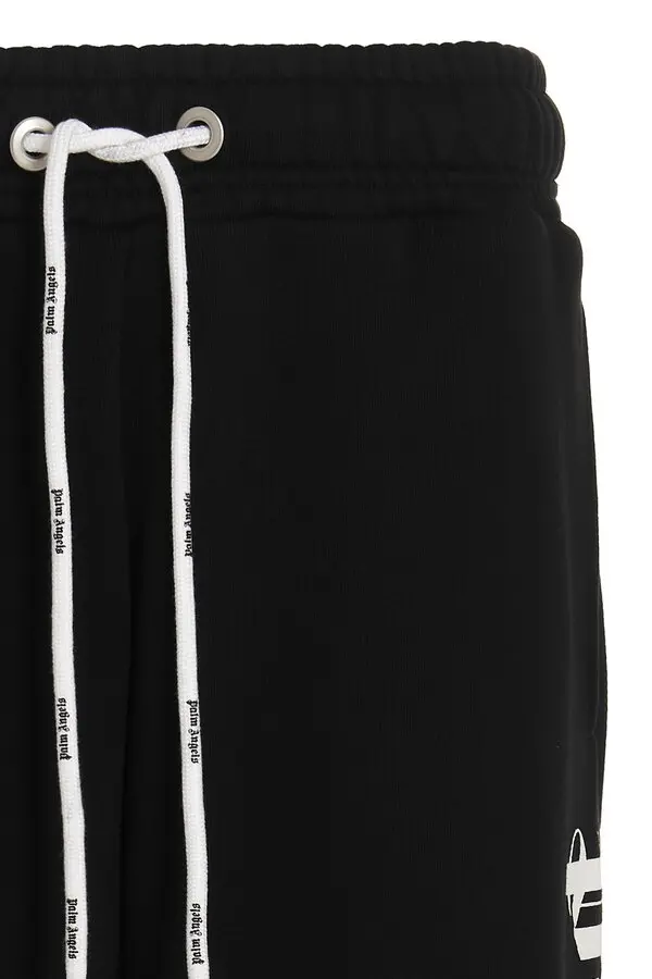 Palm Angels Drawstring Straight Leg Sweatpants