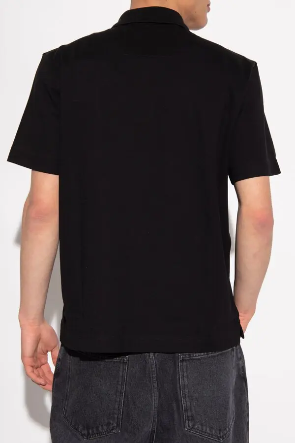 Givenchy Pin Logo Embossed Polo Shirt