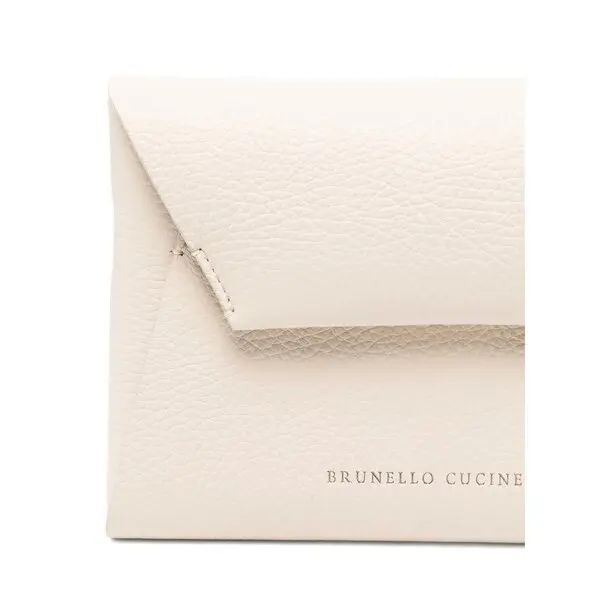 Brunello Cucinelli Envelope Chain-strap Mini Bag - Nude