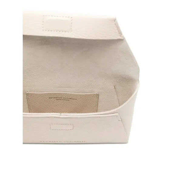 Brunello Cucinelli Envelope Chain-strap Mini Bag - Nude