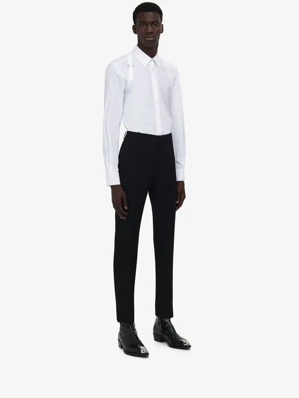 Alexander McQueen Tailored Cigarette Trousers - Black