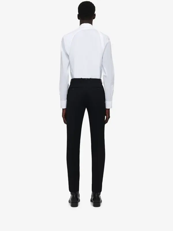 Alexander McQueen Tailored Cigarette Trousers - Black