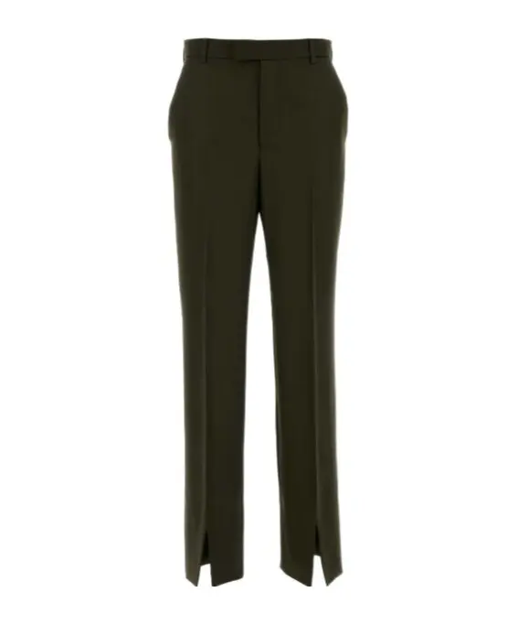 Gucci Pleat-detailed Tailored Trousers With Split Cuffs
