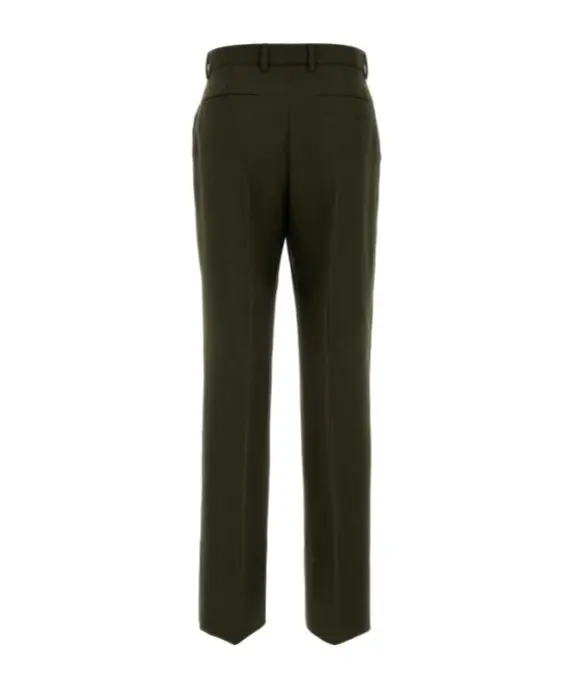 Gucci Pleat-detailed Tailored Trousers With Split Cuffs