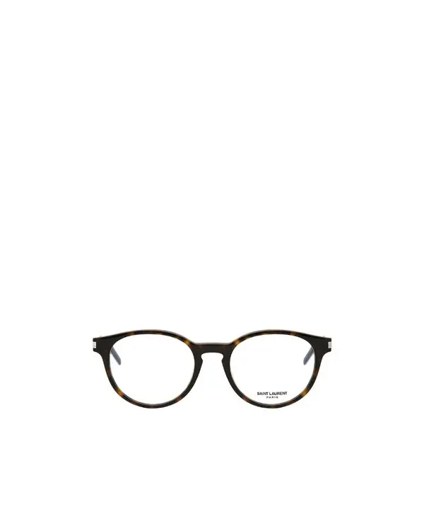 Saint Laurent Round Frame Glasses - Black