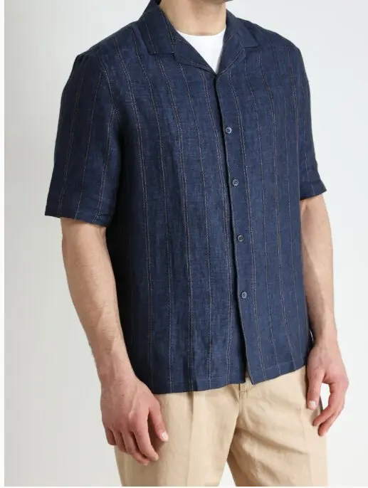 Brunello Cucinelli Easy Fit Striped Shirt