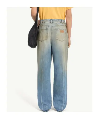 MAISON MARGIELA Logo Patch Straight-leg Jeans - Blue
