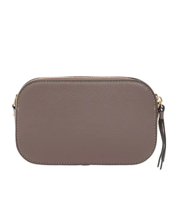 Tory Burch Miller Zipped Mini Camera Bag - Clamshell Brown