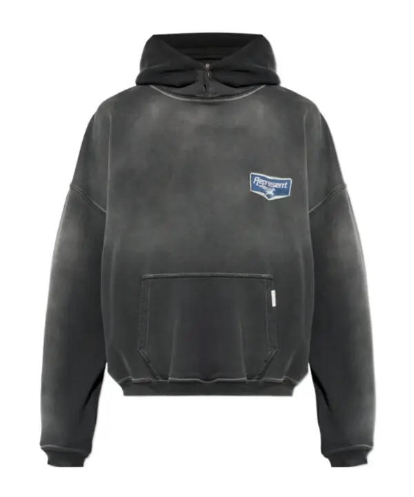 REPRESENT Graphic Hoodie - Black