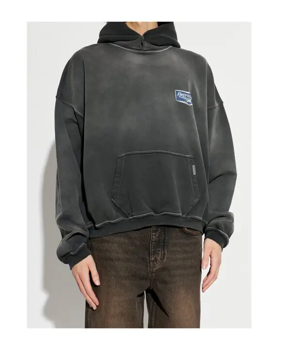 REPRESENT Graphic Hoodie - Black