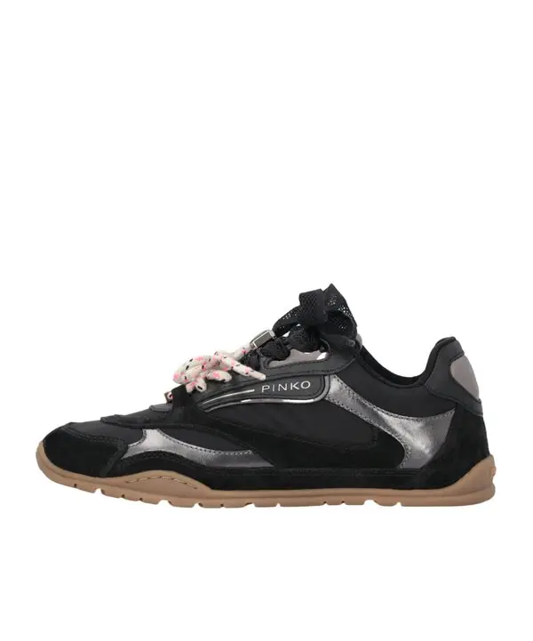 Pinko Yulia Lace-up Sneakers - Black