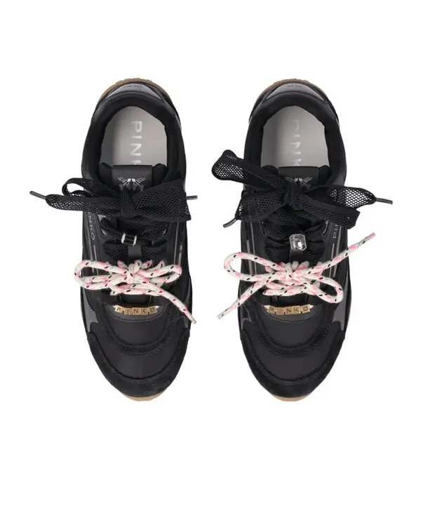 Pinko Yulia Lace-up Sneakers - Black