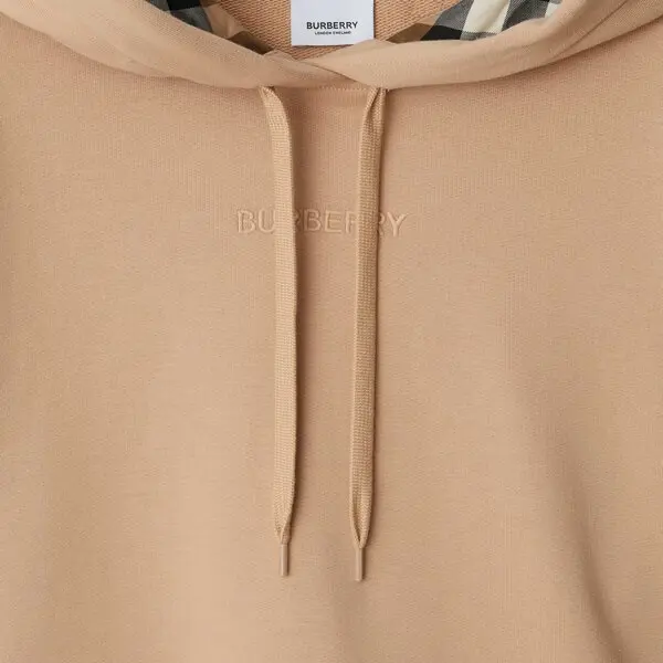 Burberry Long Sleeve Cropped Hoodie